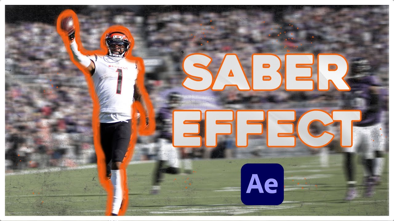 How to Create SABER GLOW EFFECT for your Sports Highlight Mixes/ Edit ...