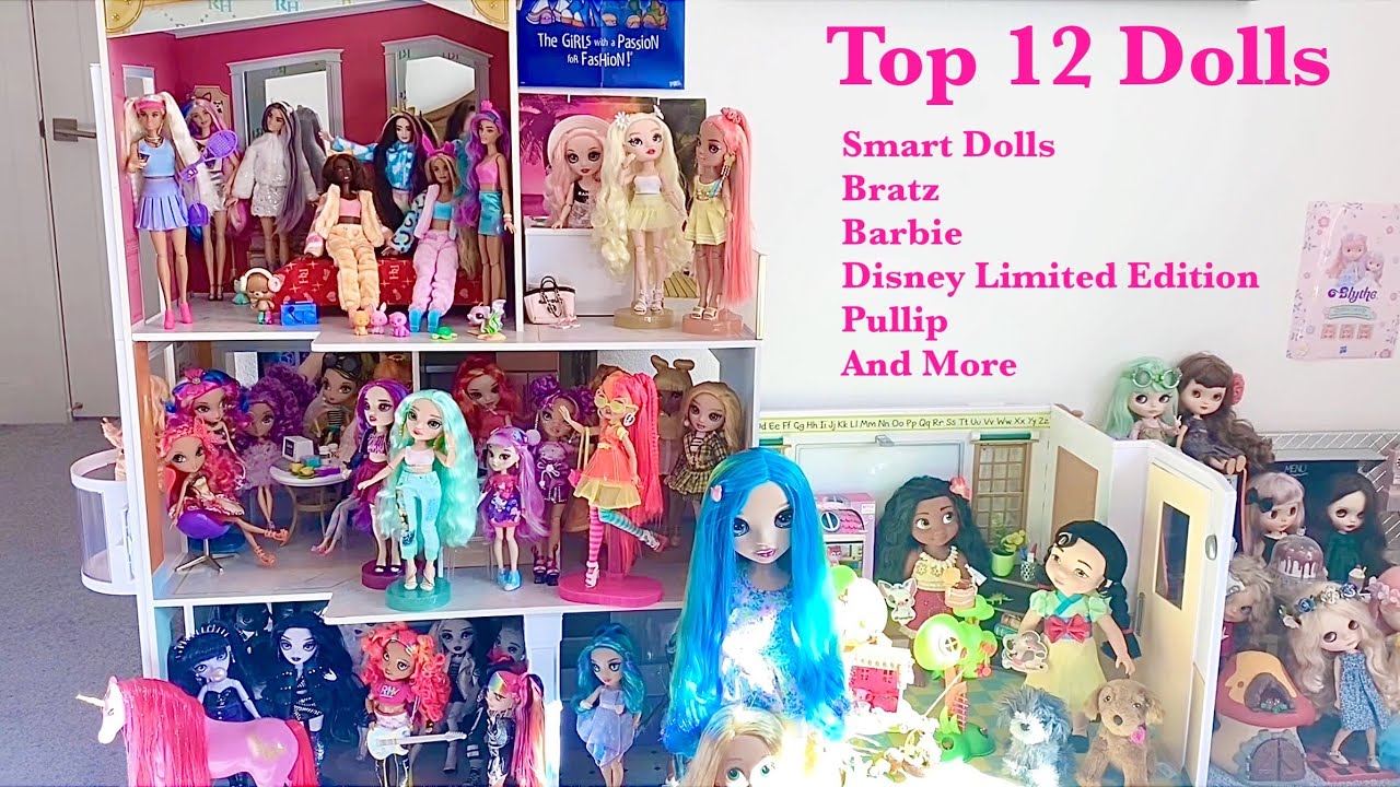 Favorite Dolls From My Collection! Room Tour: Disney, Pullip, Barbie ...