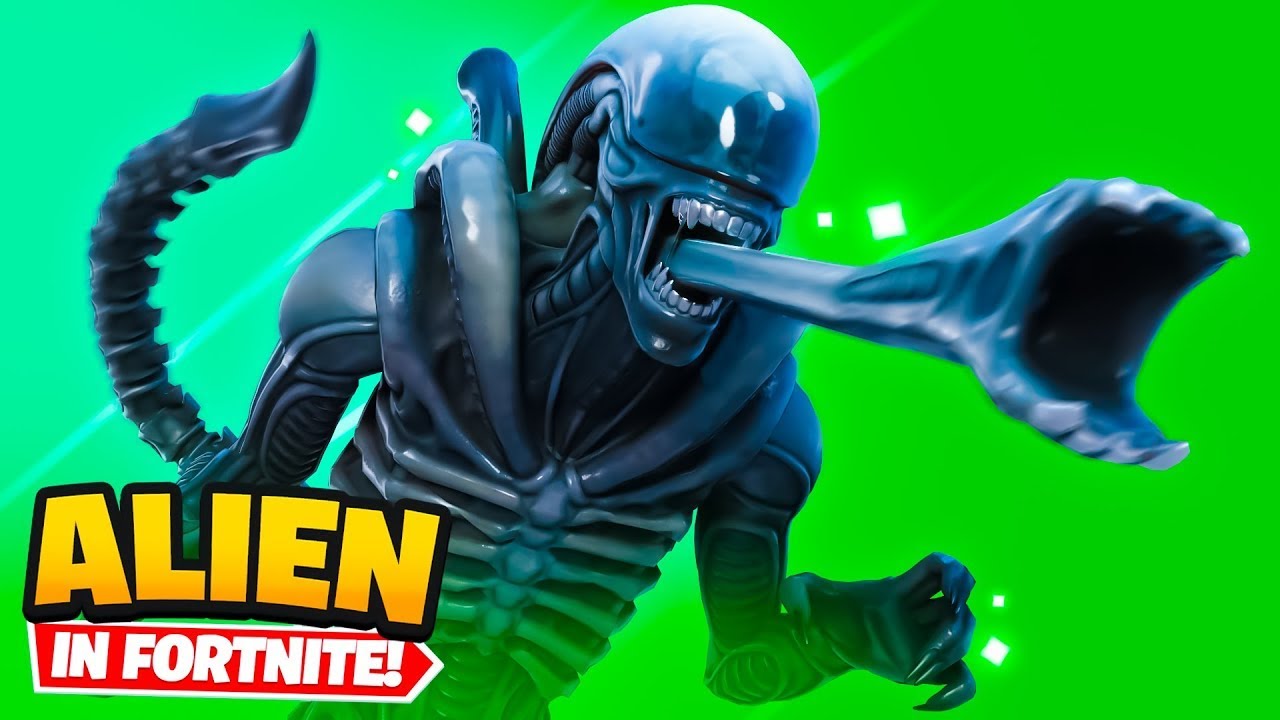NUOVO BUNDLE ALIEN!!! Shoppo la *NUOVA* Skin di XENOMORFO Fortnite ...