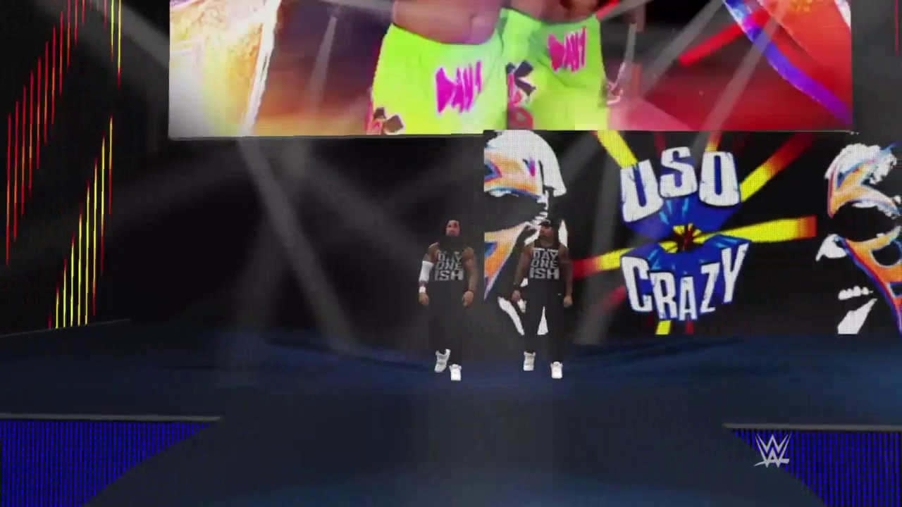 WWE 2K17 The Usos | Down Since Day One Ish Attire Entrance - YouTube
