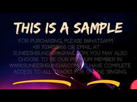 Karutha penne remix sana moidutty karaoke with synced lyrics add