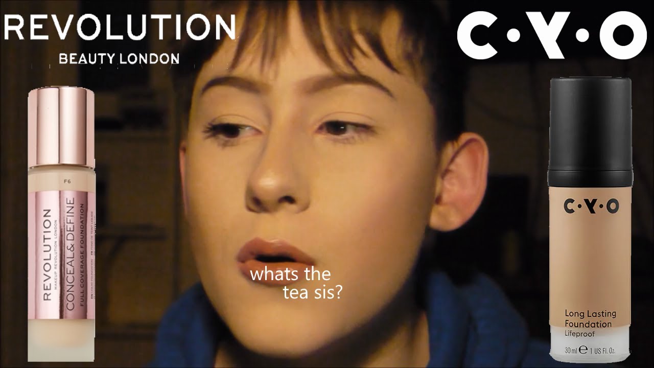 CYO Cosmetics VS. Makeup Revolution Drugstore Foundation Battle - YouTube