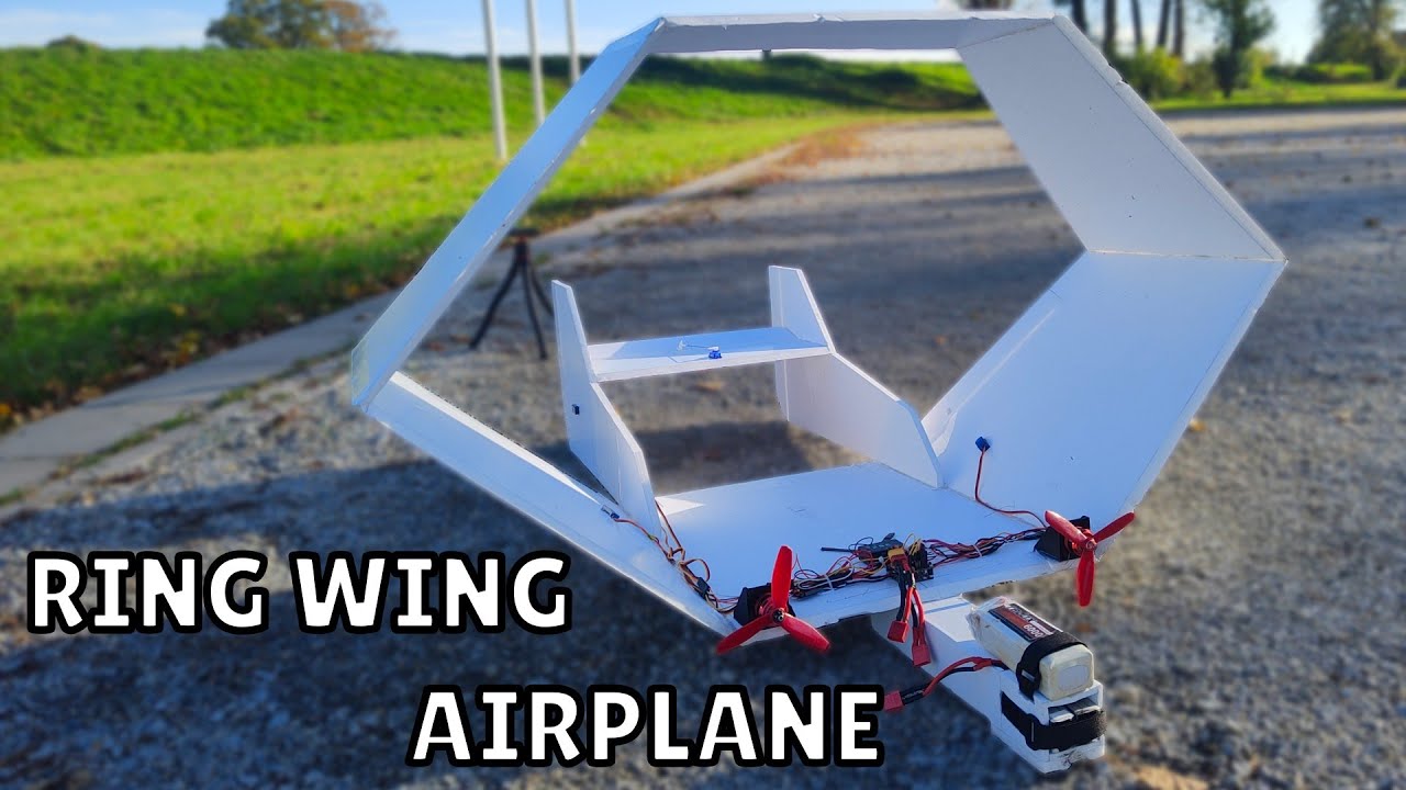 Circular wing airplane - high lift capability and short wingspan - YouTube