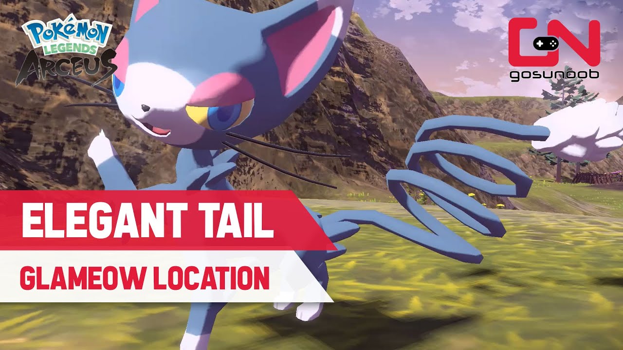 Pokemon Legends: Arceus ELEGANT TAIL that Curls Like a Spring - YouTube