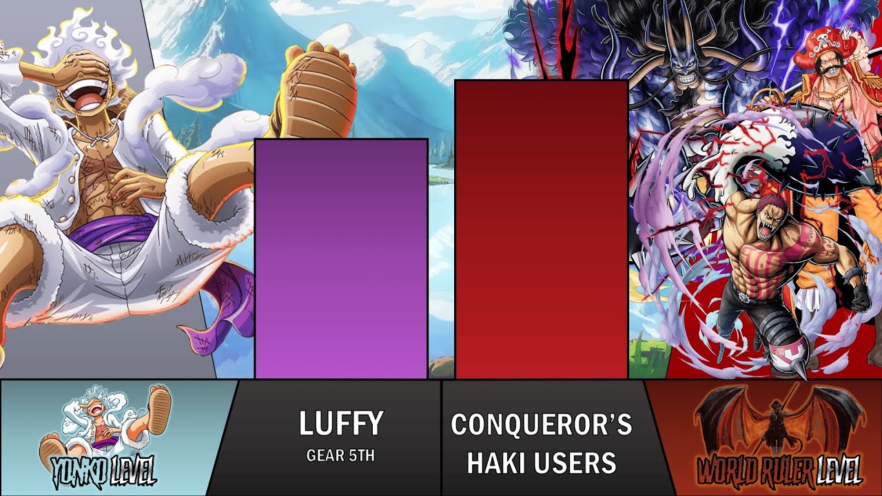 LUFFY vs ALL CONQUEROR'S HAKI USERS (One Piece) - YouTube