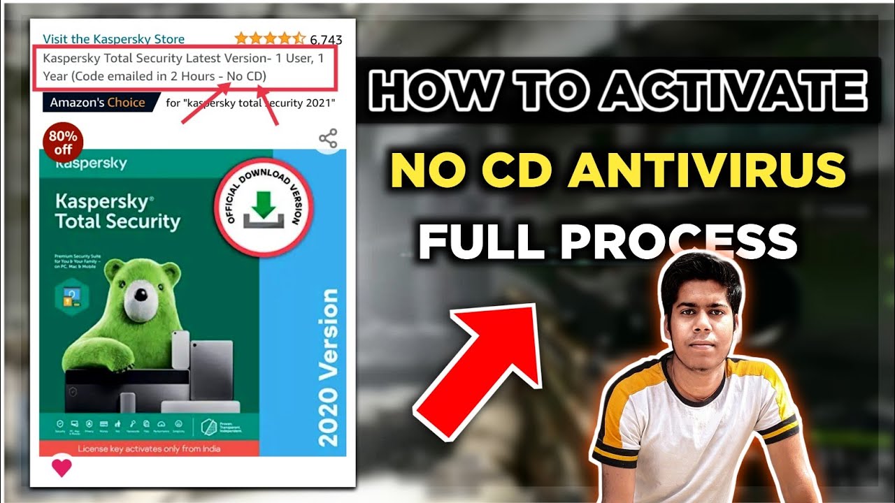 How To Purchase And Activate Antivirus License In Laptop। No CD Needed ...