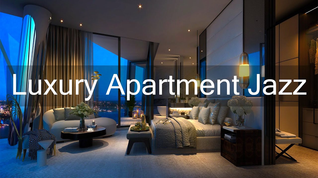 Relaxing Jazz Music & Luxury Apartment Ambience in New York - Cozy ...