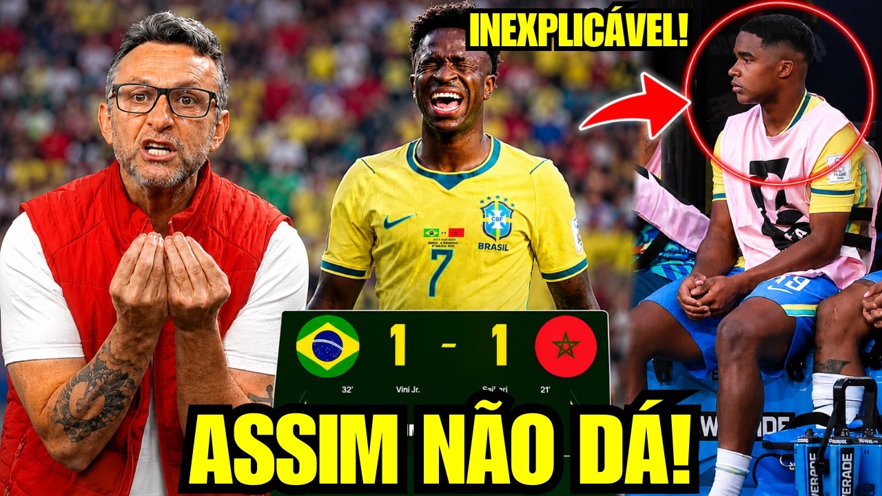 🚨Seleção é DETONADA após empate e Endrick no banco causa Revolta ...