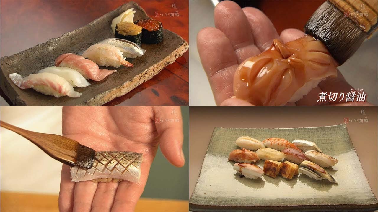 JAPAN FOOD - (EXCERPT)"SUSHI~EDO-STYLE WORK" - YouTube