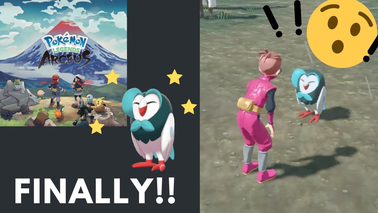 SHINY DARTRIX FROM A MASSIVE MASS OUTBREAK IN Pokémon Legends: Arceus ...