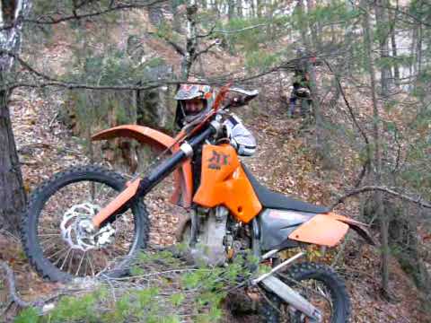 HARD ENDURO - Single trail with friends - YouTube
