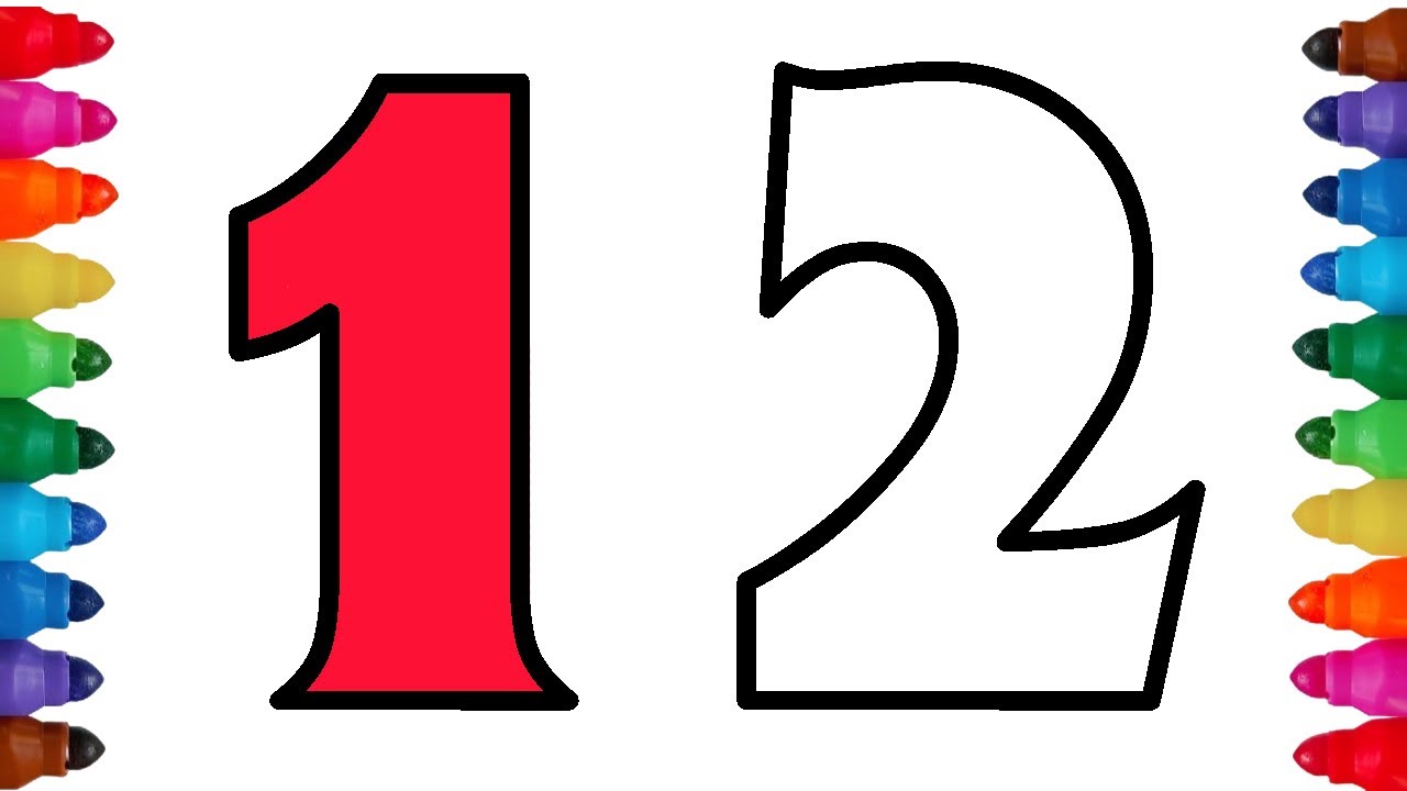 Learn 17 to 22 Numbers, 1234 Counting for Kids, How to Draw 123, Kids ...