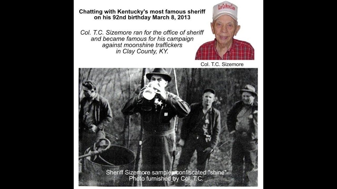 Chatting with Kentucky's most famous sheriff Col. T.C. Sizemore - YouTube