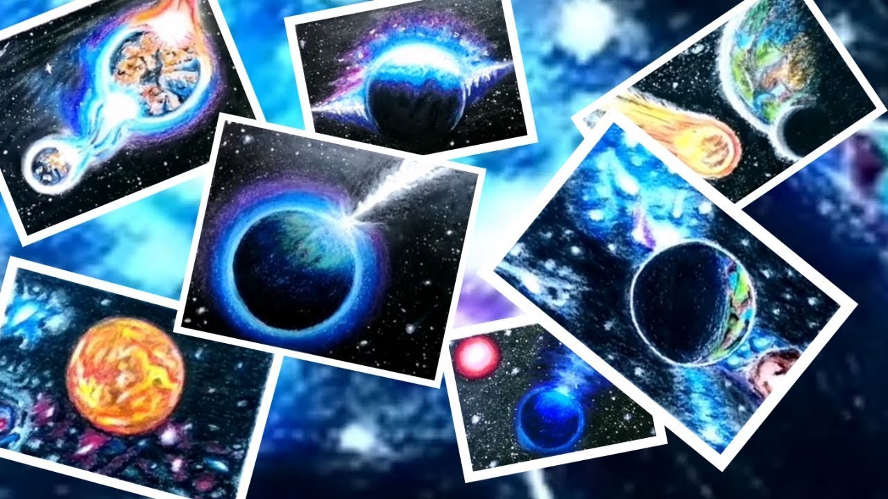How to draw galaxies, step by step, / วิธีการวาดภาพกาแล็กซี่ ทีละ ...