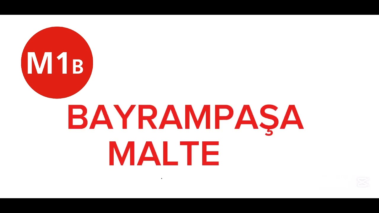 M1B METRO durakları - YouTube