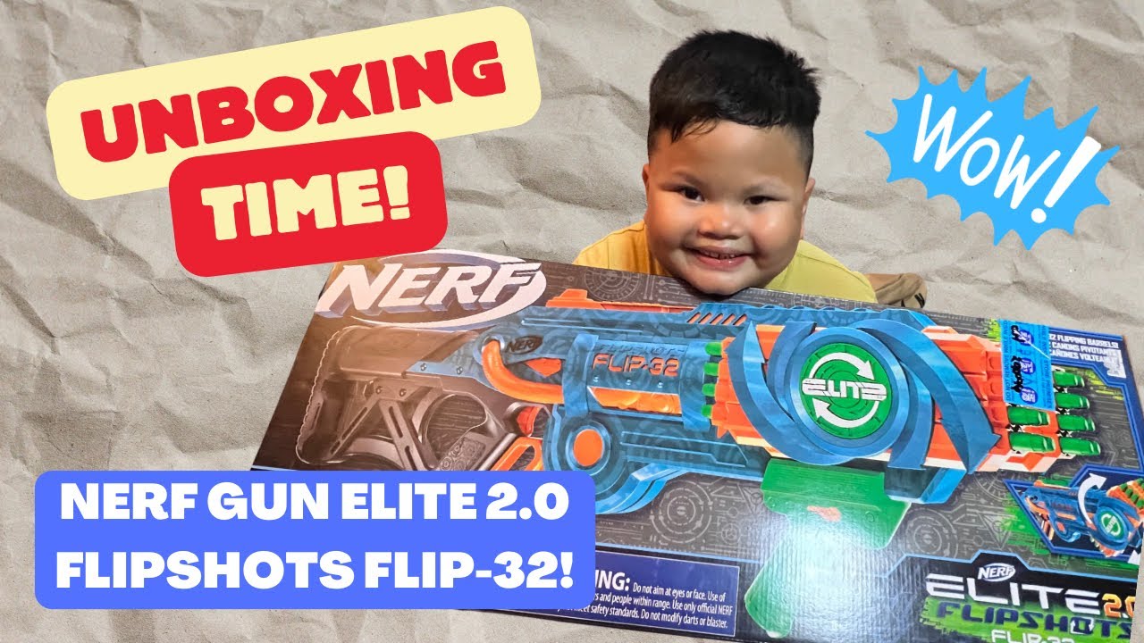 UNBOXING TIME: Nerf Gun Elite 2.0 Flipshots Flip-32 - YouTube