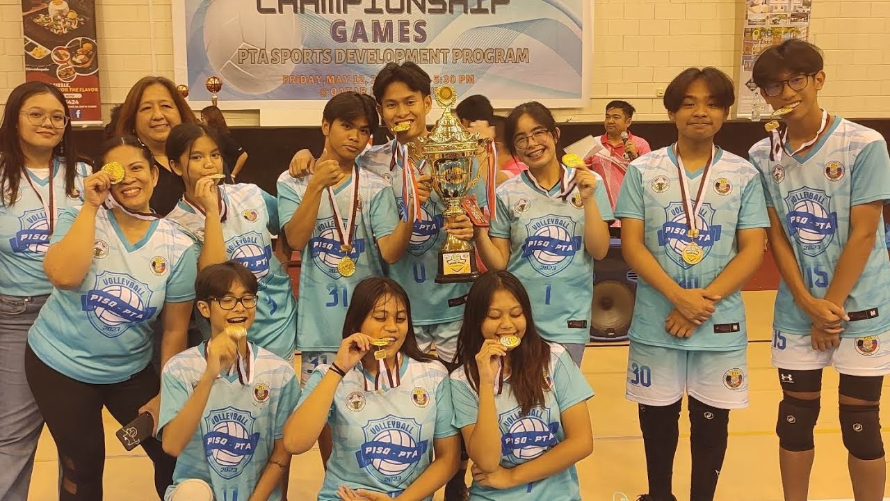 PISQ Volleyball Championship Light Blue VS Blue 3rd set - YouTube