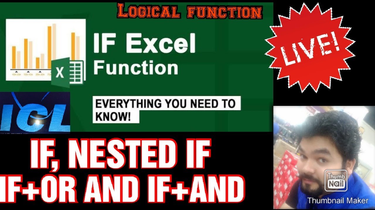 Ms Excel Logical Function Class 5 Live Youtube 9173