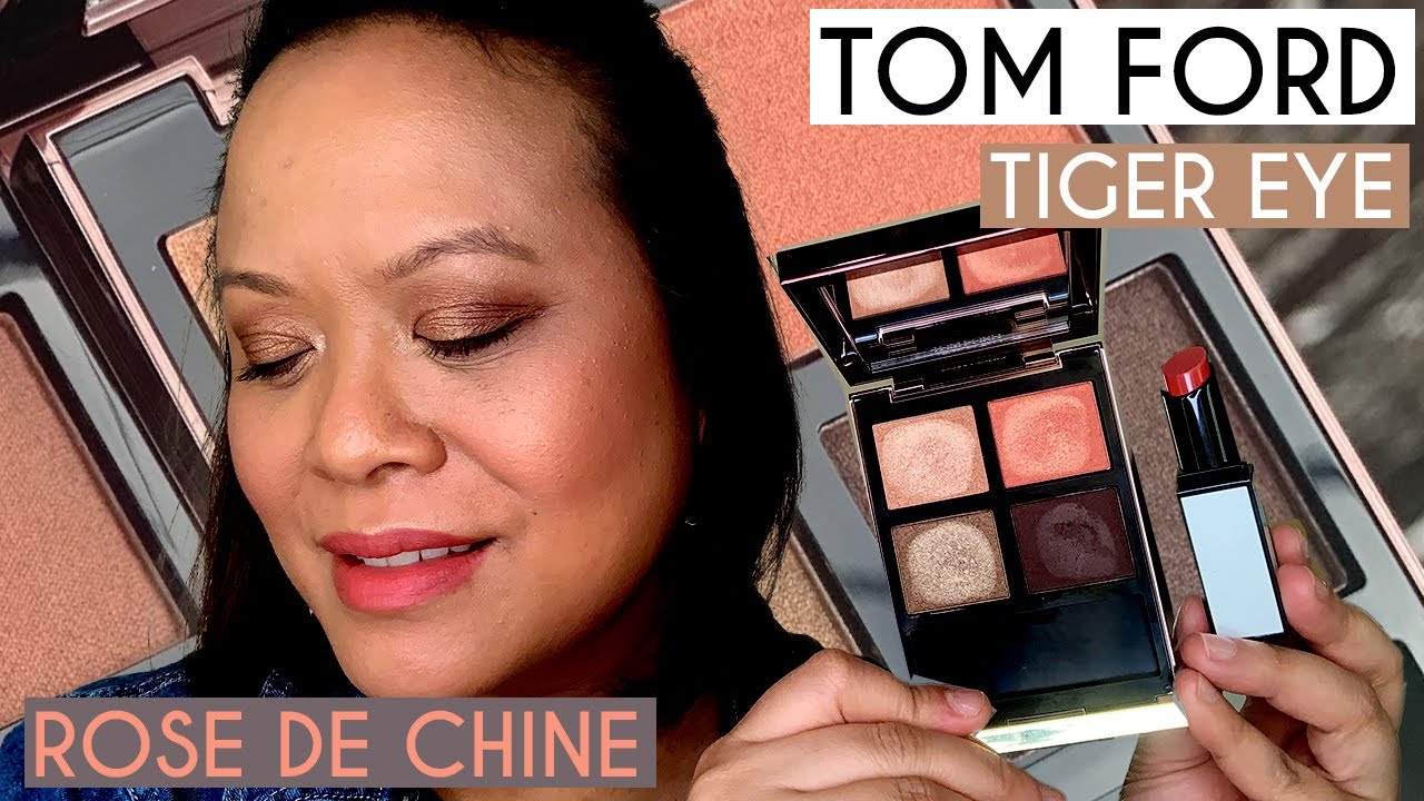 Tom Ford Eye Colour Quad Tiger Eye & Rose De Chine -Satin Matte Lip ...