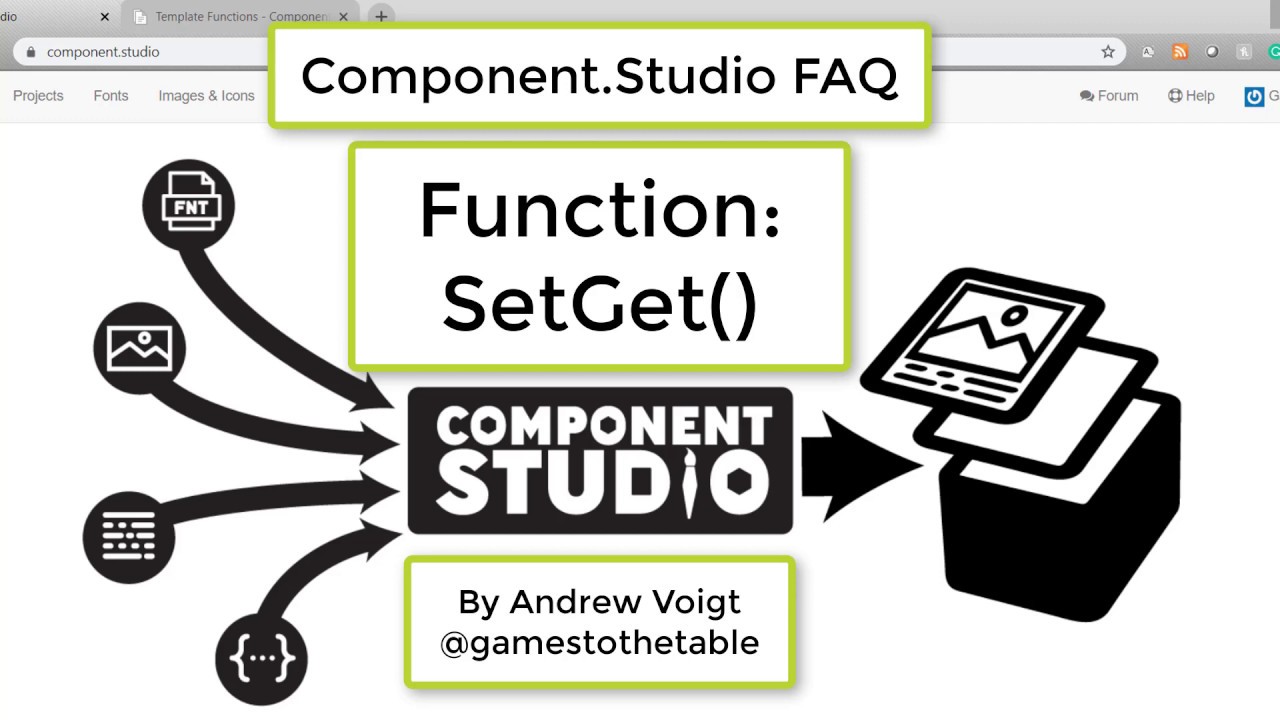 Function: Set Get - Component.Studio FAQ - E12 - YouTube