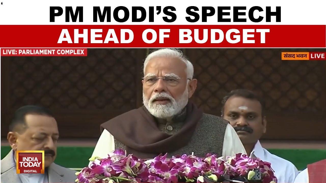 Budget Session 2025: PM Modi Address Ahead Of Budget | PM Modi Speech ...