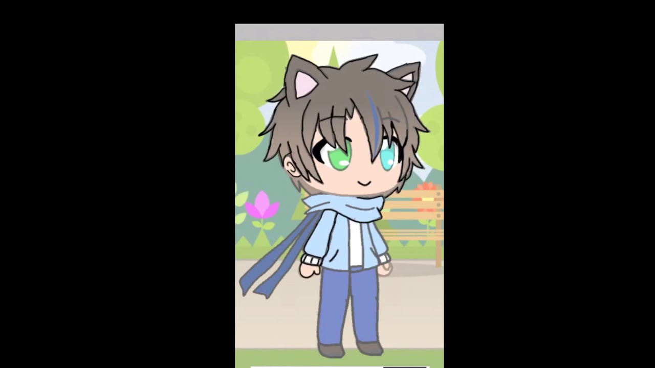 Tracing my gacha life character - YouTube