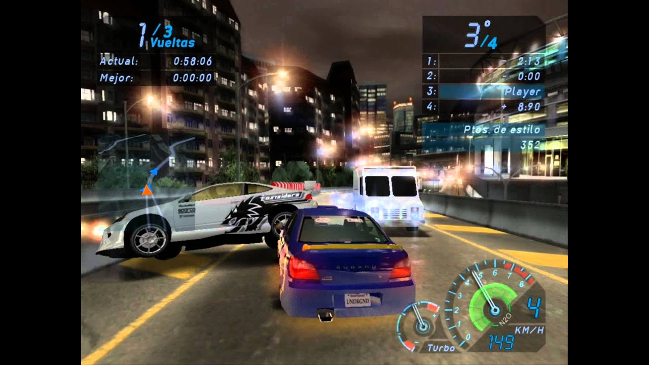 Need For Speed Underground 1 Parte 9 Cómo Duele (Ryan vs Kurt)(Round 1 ...