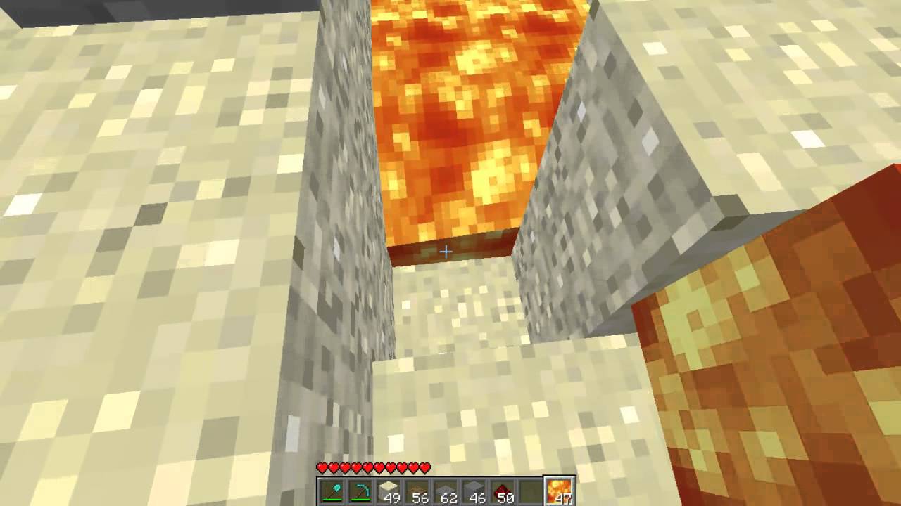 Minecraft Tutorial: How to make an automatic drawbridge with hatches ...