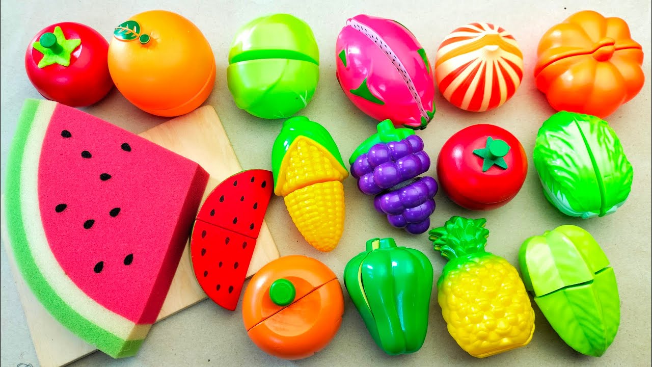 Satisfying Video ASMR | How to Cutting Watermelon, Carrot, Onion Fruits ...