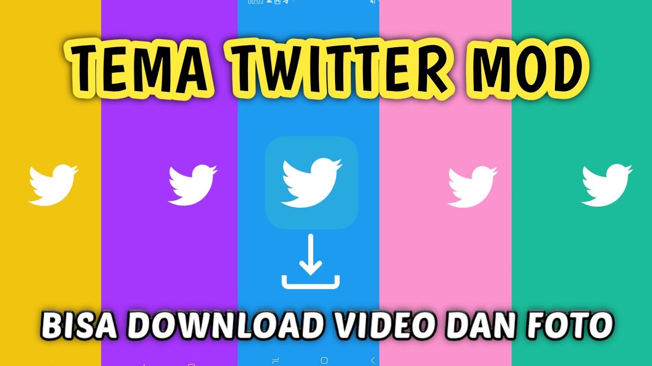 Terbaru Twitter Mod Aero 2023 | Fitur Download Video dan Foto | Tema ...