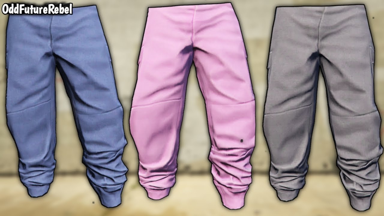 HOW TO GET BLUE GRAY AND PINK JOGGERS IN GTA 5 ONLINE YouTube how-to-get-blue-gray-and-pink-joggers-in-gta-5-online-youtube