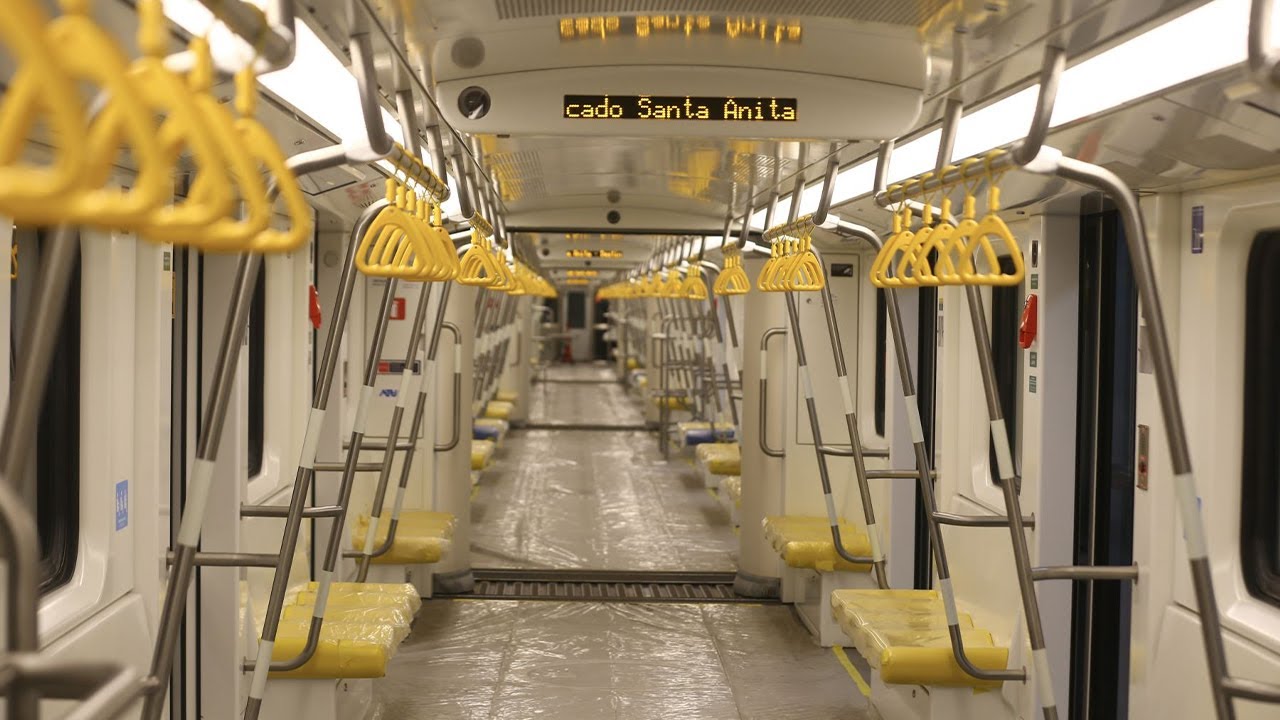 Línea 2 del Metro: el tren de Lima que funciona sin piloto - YouTube