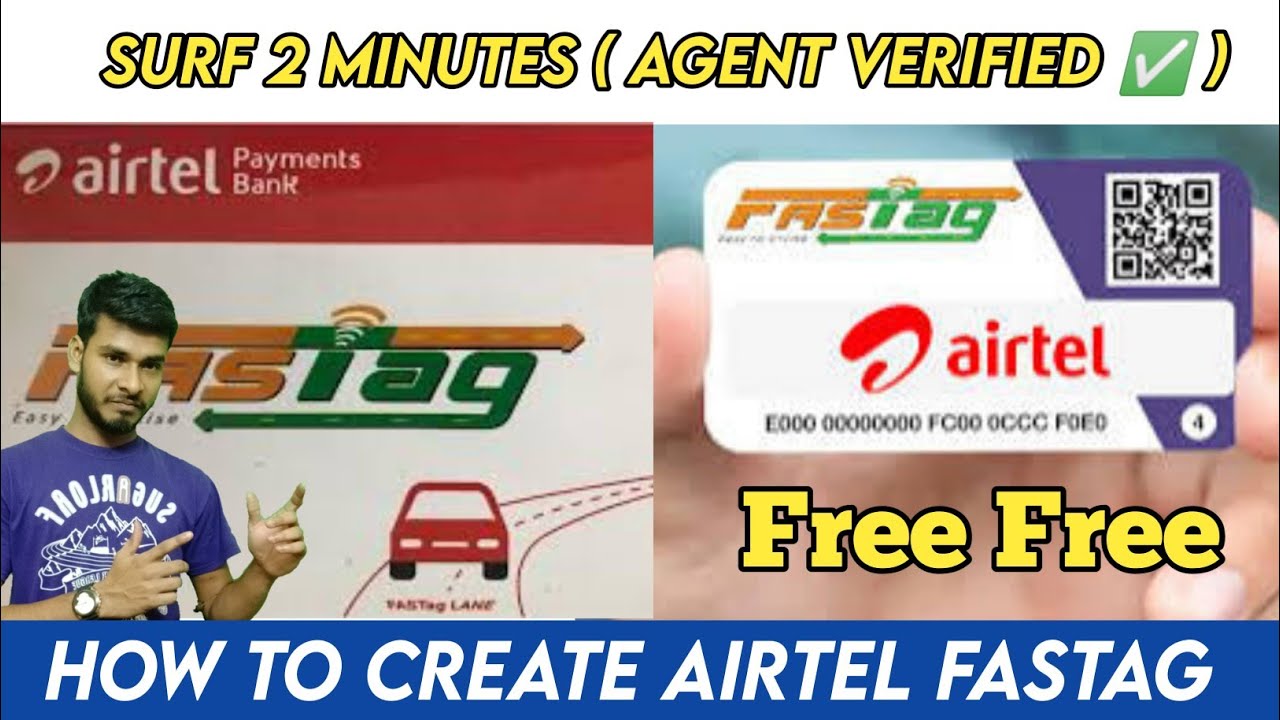 How To create Airtel Fastag | Airtel Fastag kesay banaya !! Airtel Fastag Agent 🤔 - YouTube