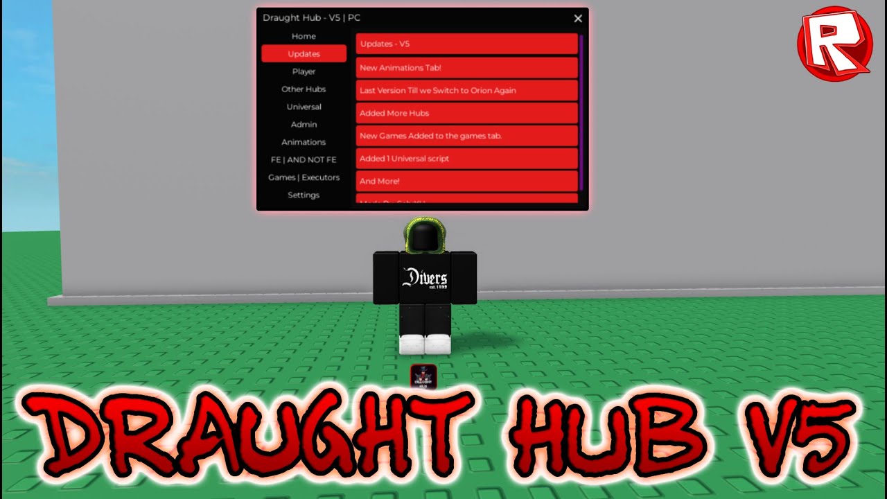 NEW FE OP "DRAUGHT HUB" V5 SCRIPT ROBLOX SHOWCASE - YouTube