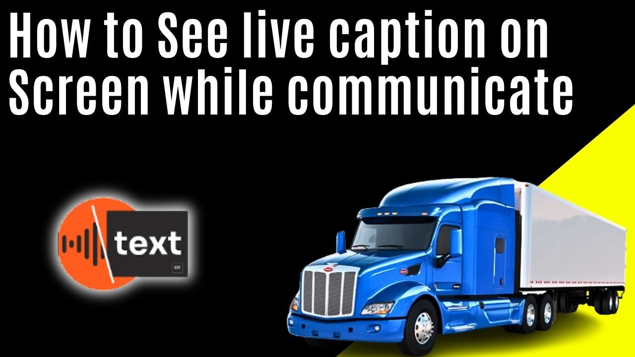 How to See live caption on Screen while communicating on phone with ...