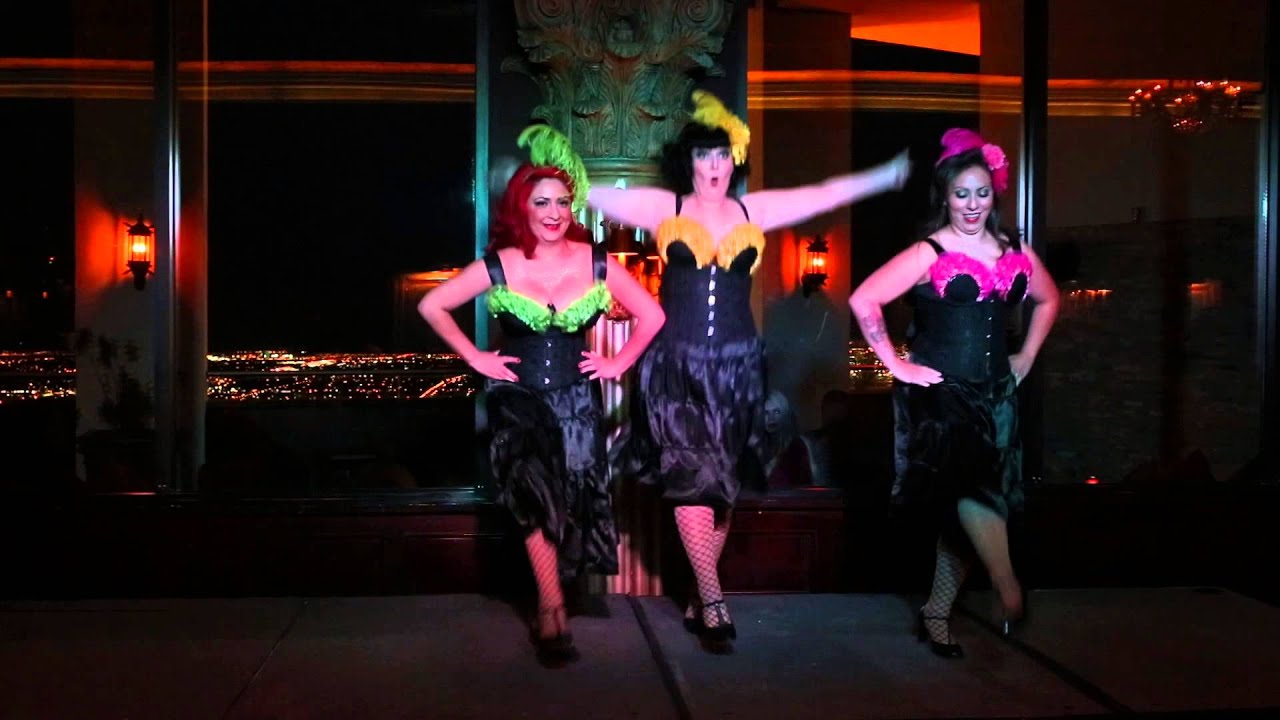Bourbon Bombshell Burlesque Pt 2: Act 1 Can Can cuties - YouTube