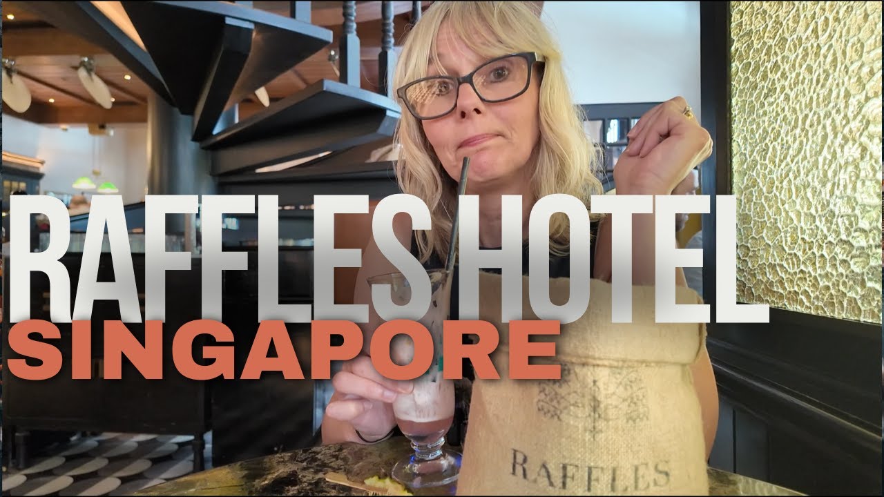 RAFFLES HOTEL We try out THE LONG BAR in Singapore for a SINGAPORE ...