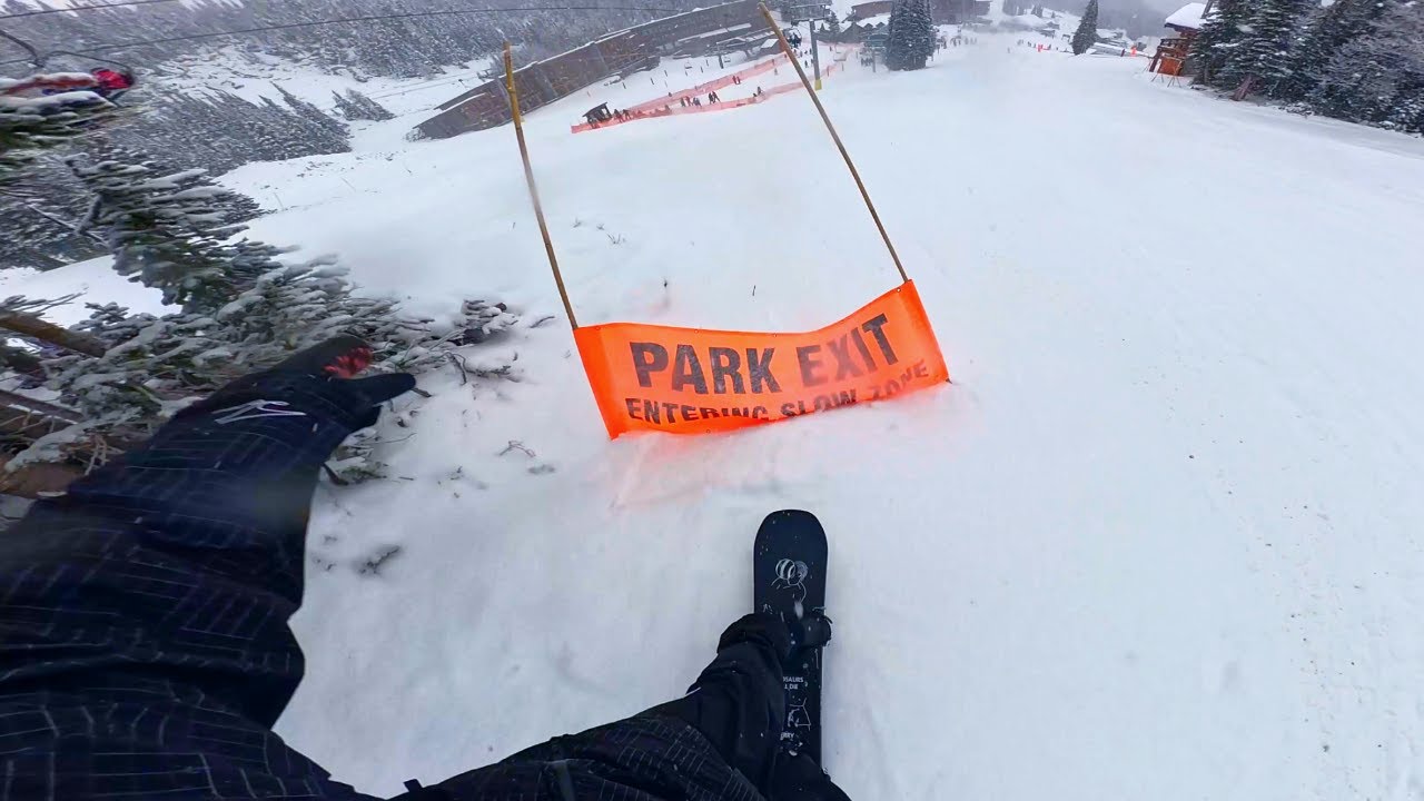EPIC DAY Snowboarding at Sunshine Village! ☀️ POV - YouTube