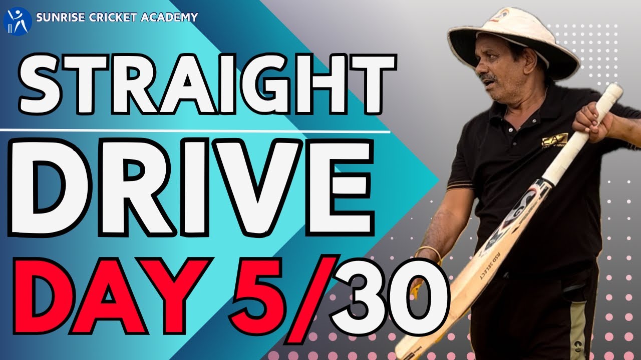 How to play straight drive | straight drive like Sachine Tendulkar ...