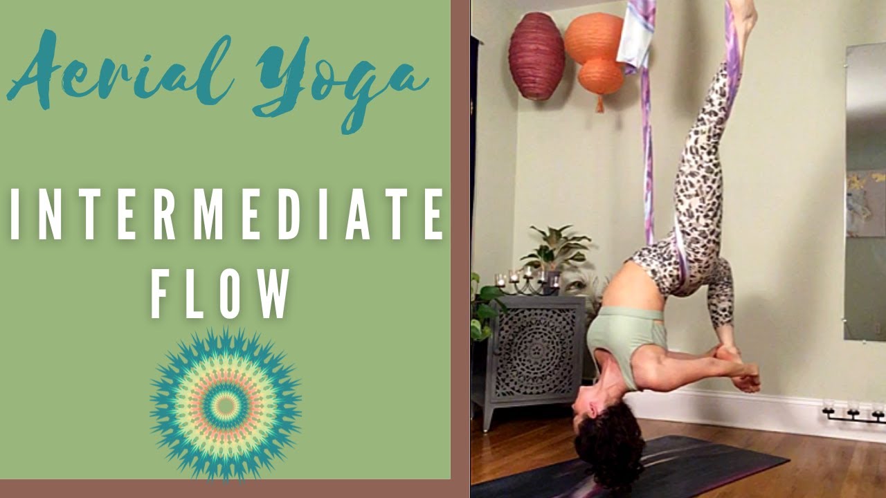 Aerial Yoga Hammock Intermediate Flow - YouTube