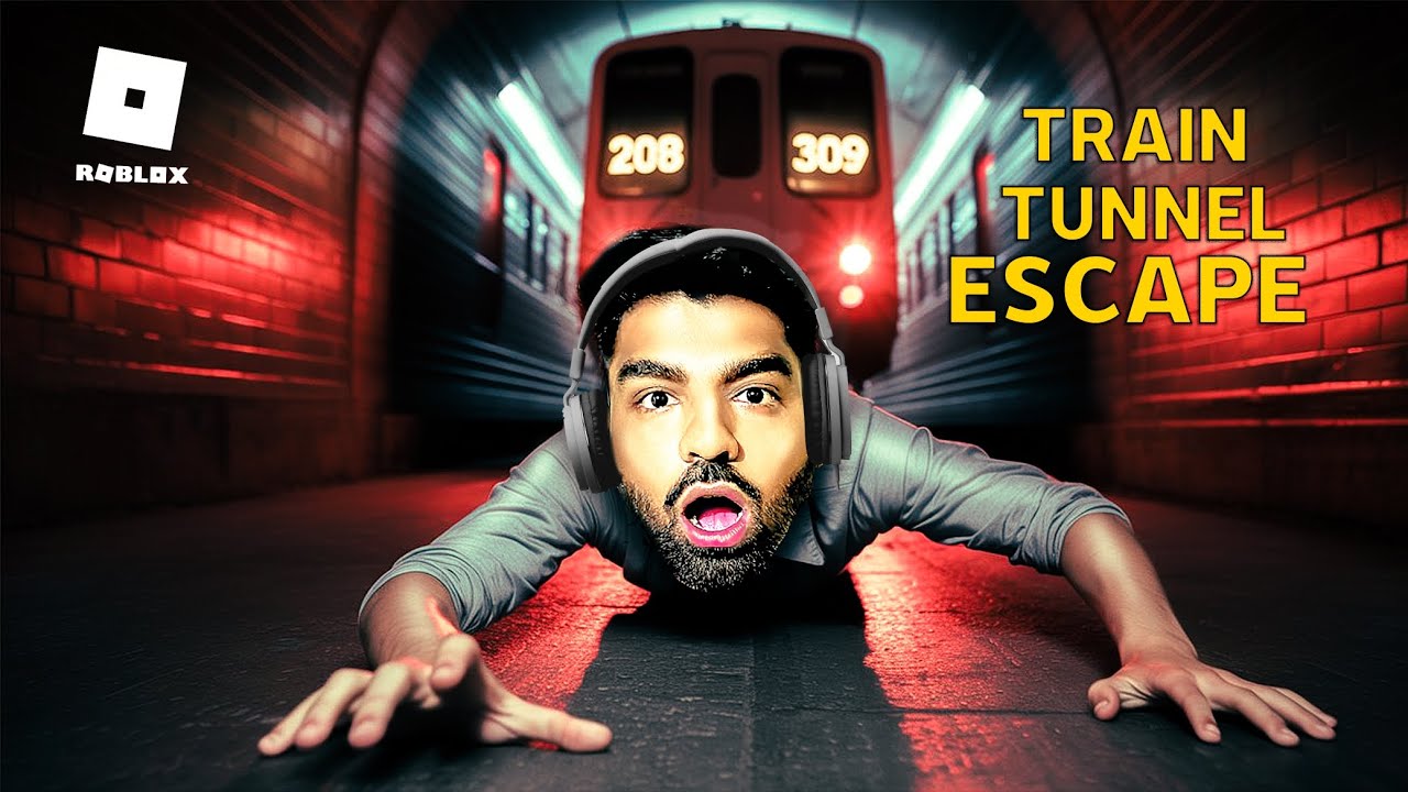 I got stuck in this tunnel | Roblox train tunnel escape | How play ...