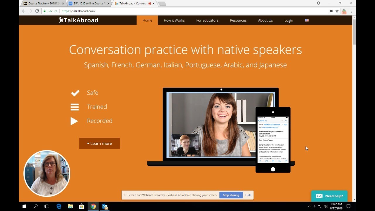 Talk Abroad Tutorial - YouTube