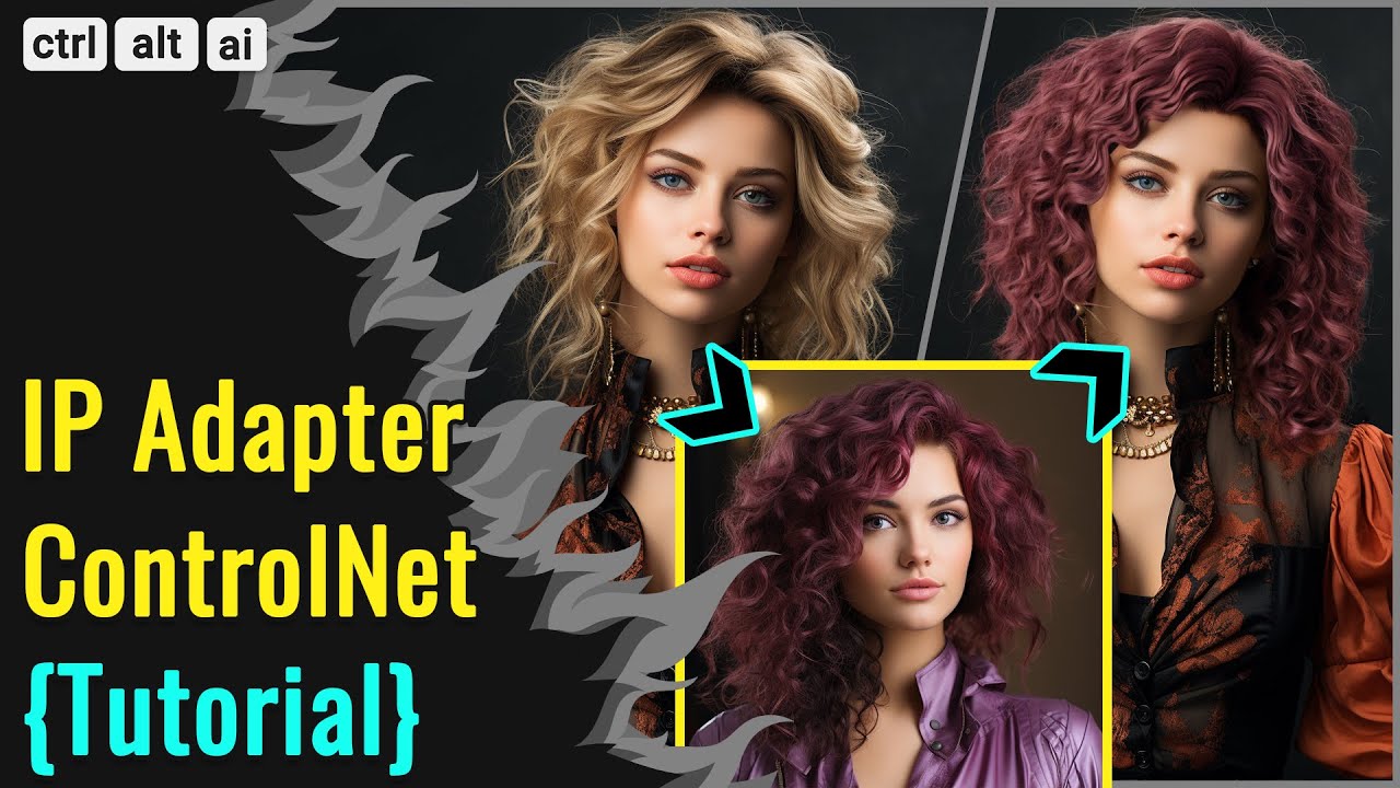 A1111: IP Adapter ControlNet Tutorial (Stable Diffusion) - YouTube