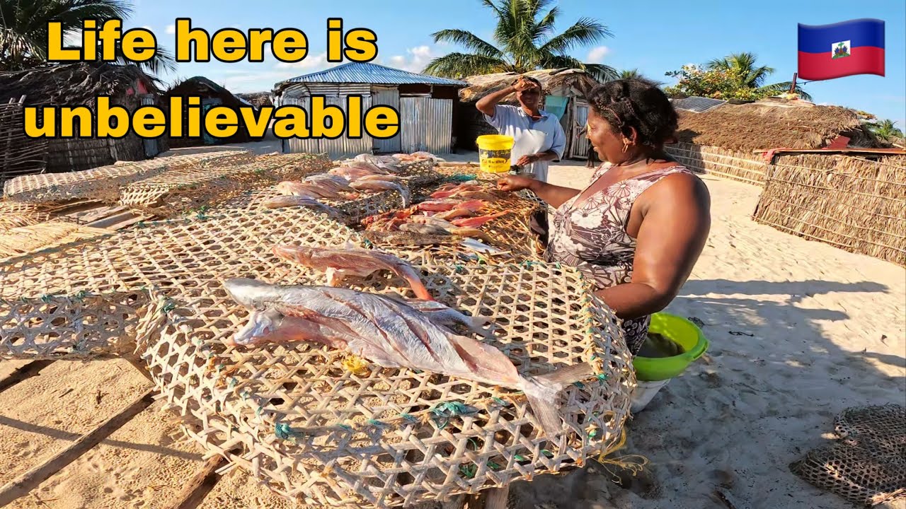 Life on Haiti’s Island : They live here for free - YouTube