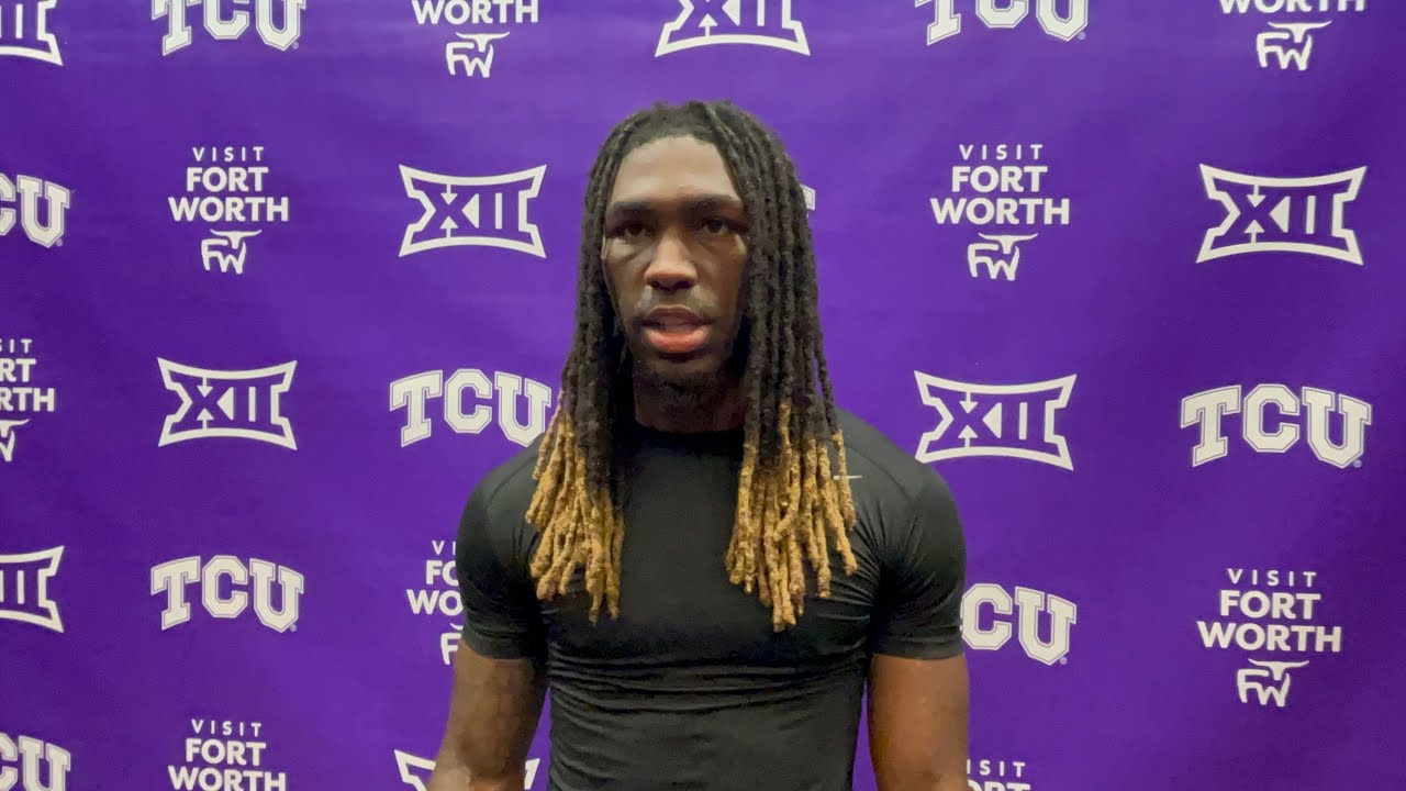 TCU WR Major Everhart talks role in the Frogs offense - YouTube