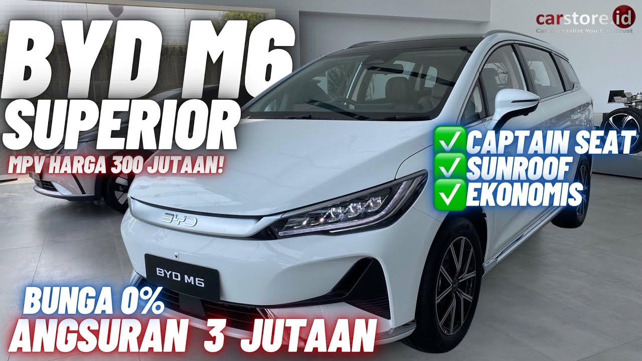 Mulai Mengaspal Pesaing Berat Veloz & Stargazer⁉️Review BYD M6 Superior Mobil Listrik Terbaru ...
