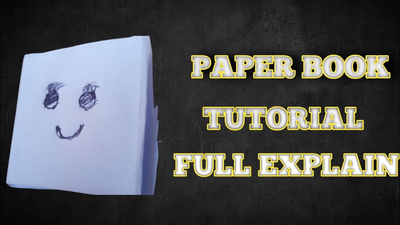 HOW TO MAKE BOOK IN PAPER WITHOUT GLUE | Artist Land - YouTube