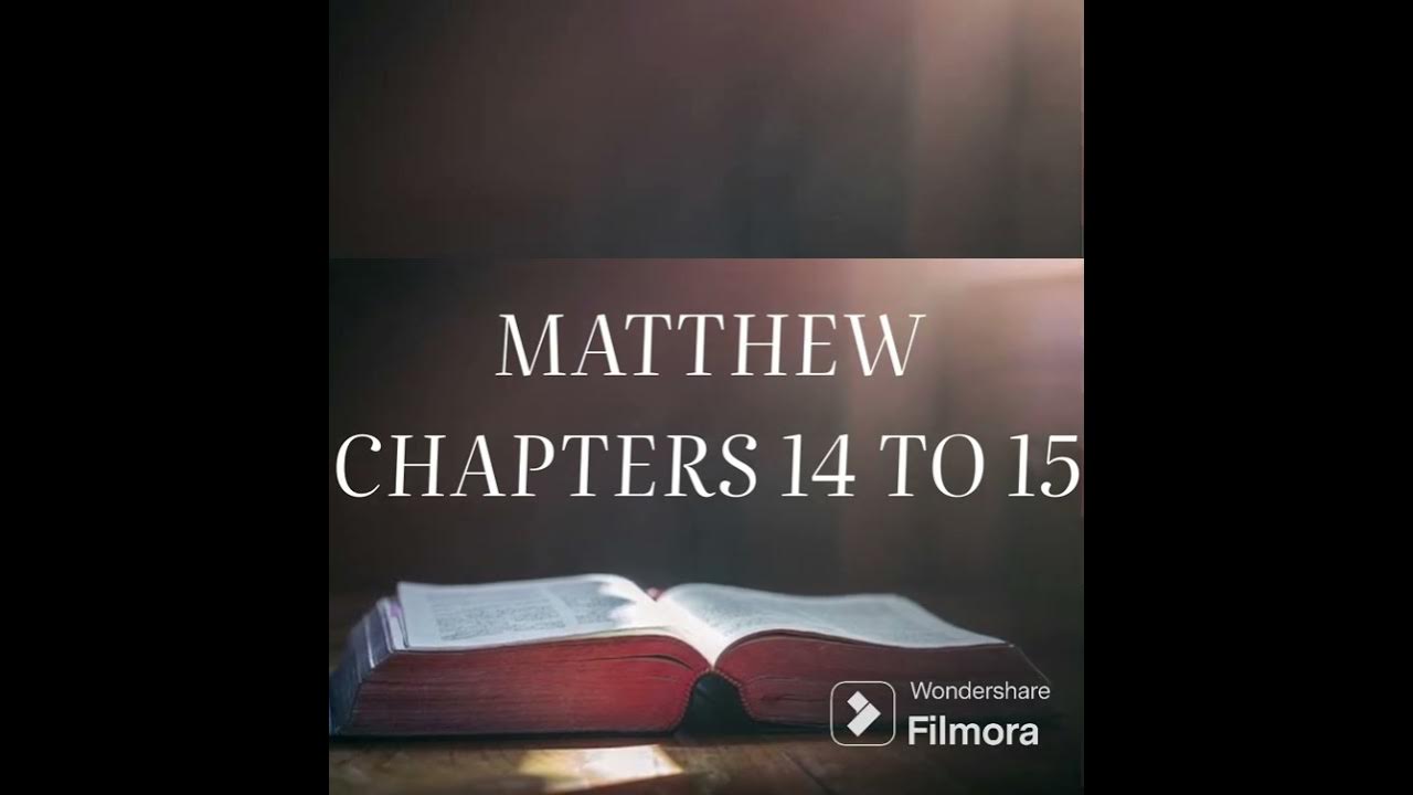 Holy Bible | The Book of MATTHEW | Chapters 14 To 15 | Audio Bible ESV ...