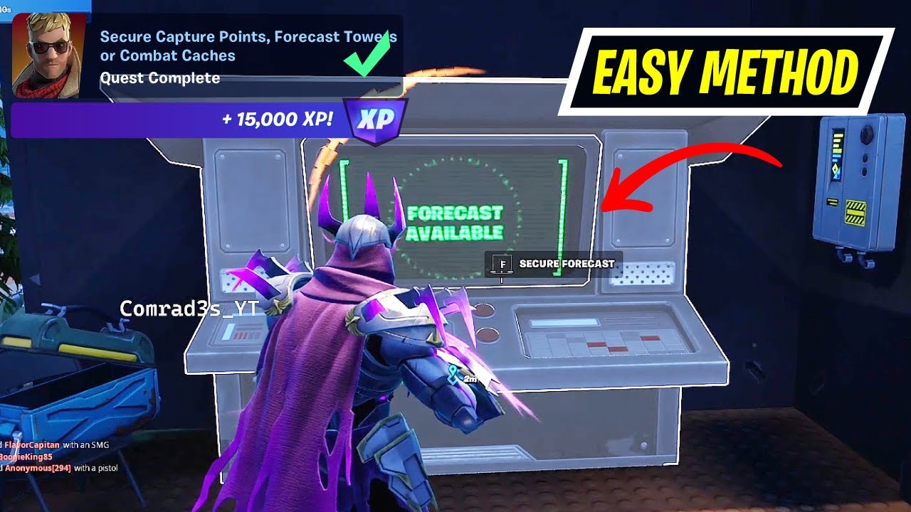 How to EASILY Secure Capture Points, Forecast Towers or Combat Caches ...