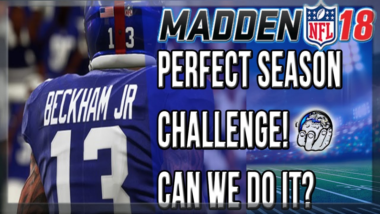 IMPOSSIBLE FEAT CAN I COMPLETE A PERFECT SWEEP 1ST STRING ALL MADDEN impossible-feat-can-i-complete-a-perfect-sweep-1st-string-all-madden